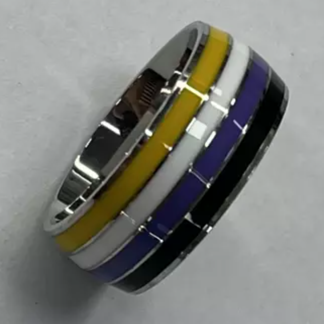 Nonbinary pride ring – PridePoint