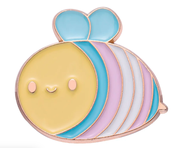Trans bee pin – PridePoint