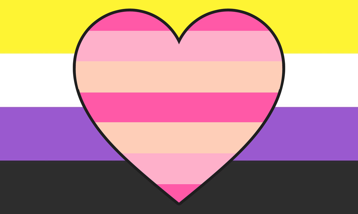 Finsexual Nonbinary pride flag 3' X 5' – PridePoint