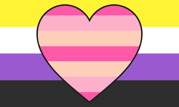 Finsexual Nonbinary pride flag 3' X 5' – PridePoint