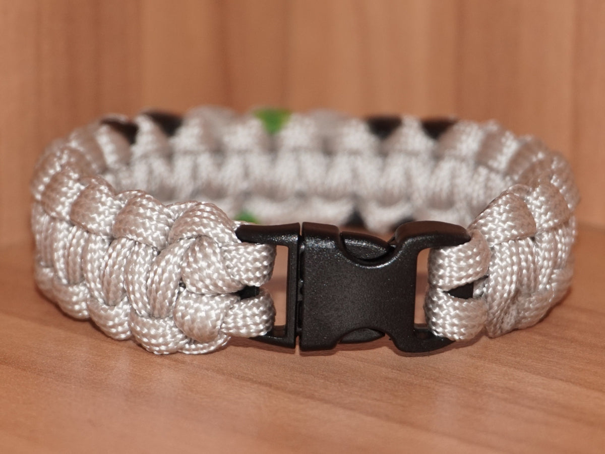 Subtle Agender pride bracelet - solomon, light grey – PridePoint