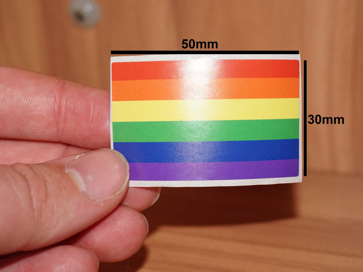 Rainbow pride flag sticker – PridePoint